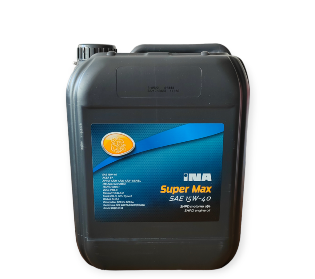 Ulje motorno INA SUPER MAX SAE 15W-40 API CI-4 10L – Kilsi web shop