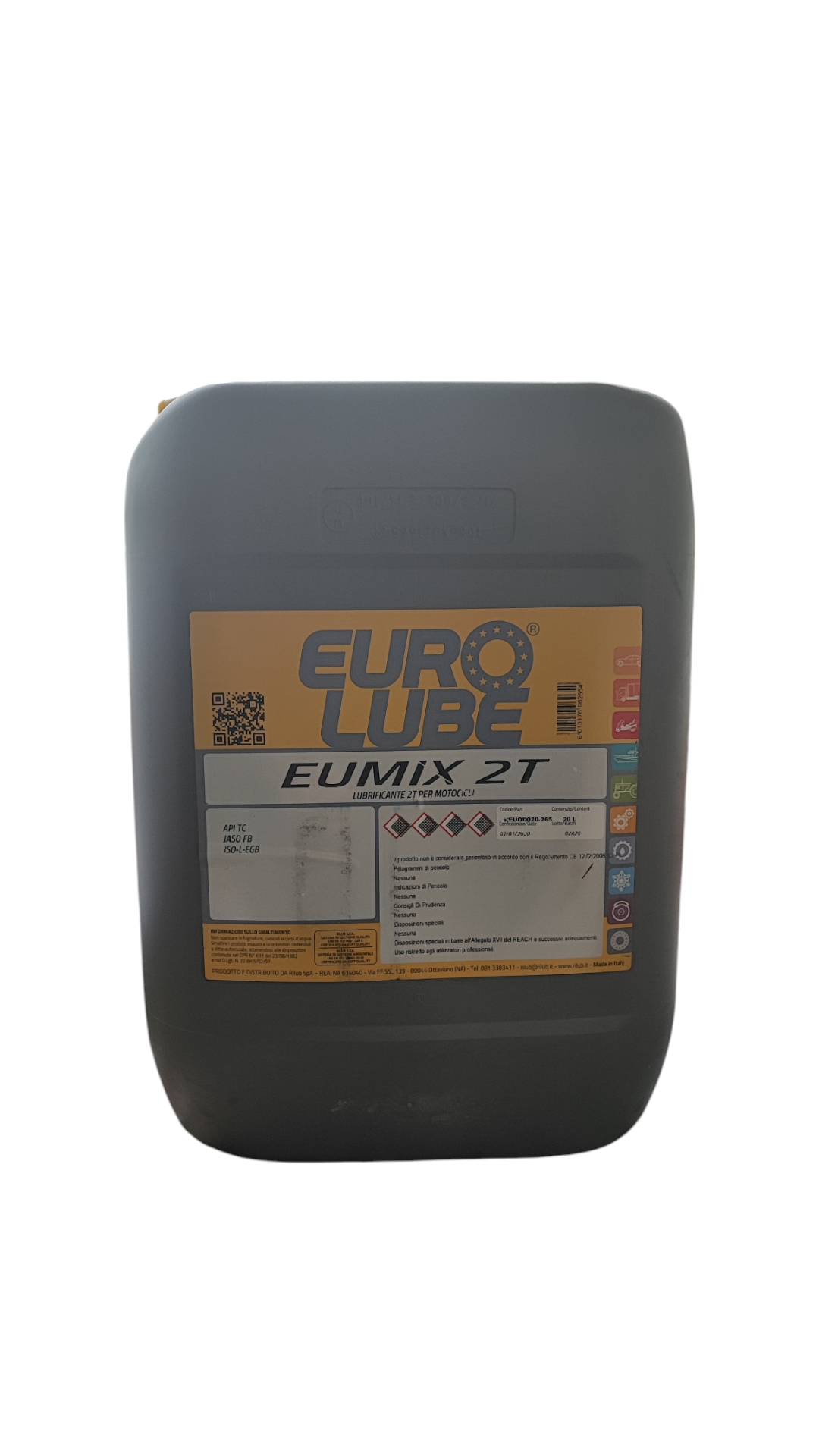 Ulje Rilub Eurolube Eumix 2T, dvotaktol, 20L, N.C. 27101981 - Kilsi web ...