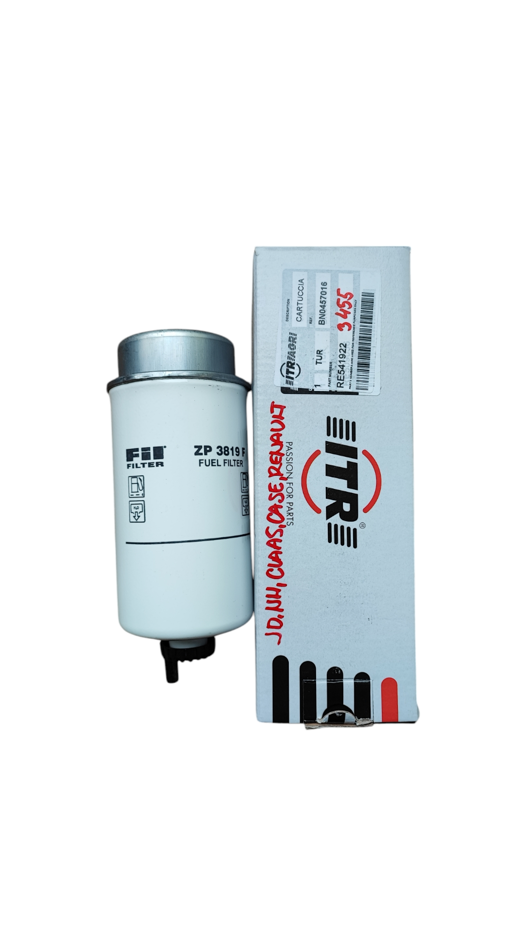 RE541922 Filter goriva JD,NH,Claas,Case,Renault,ITR – Kilsi web shop